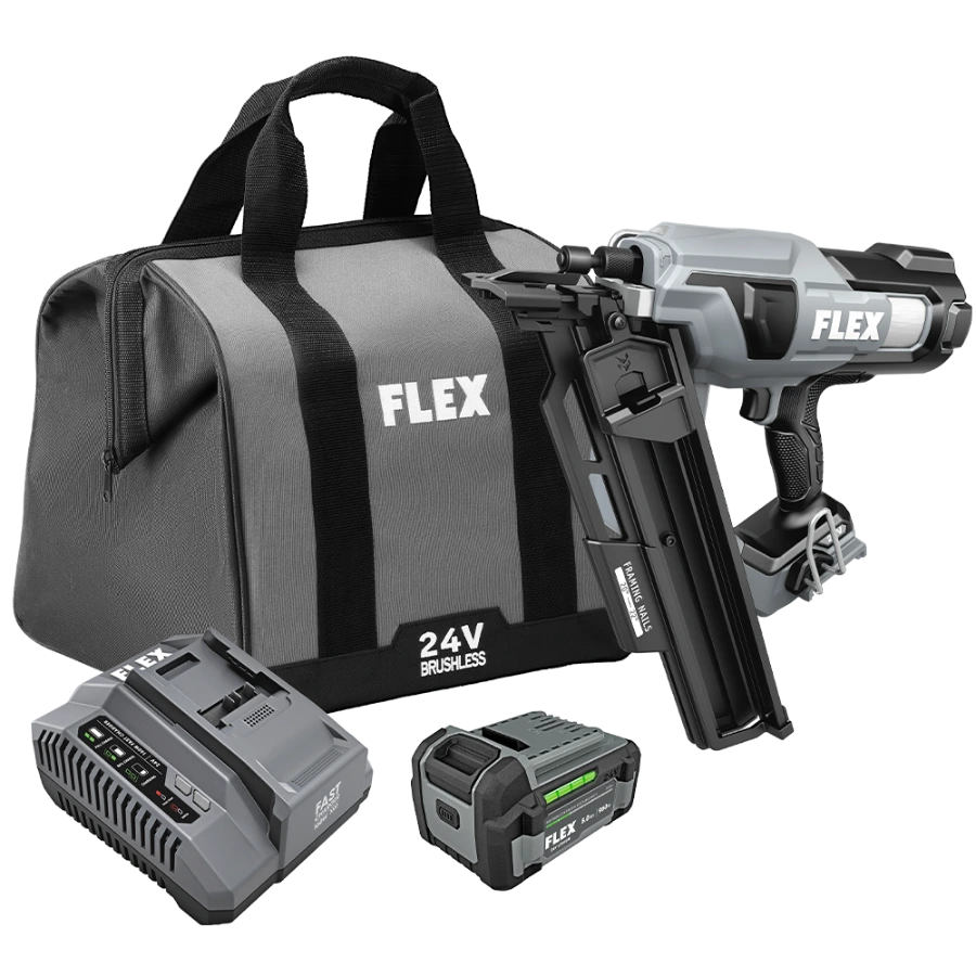 FLEX FX4351A-1C 21 Degree Framing Nailer Kit – Way Source
