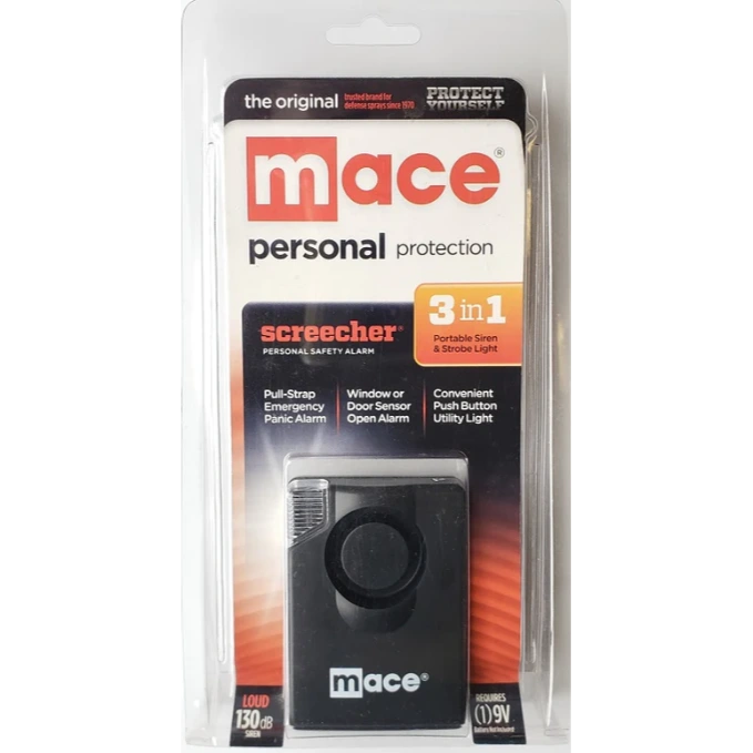 Mace 80238 Mace Screecher 3 in 1 Personal Protection Alarm – Way Source