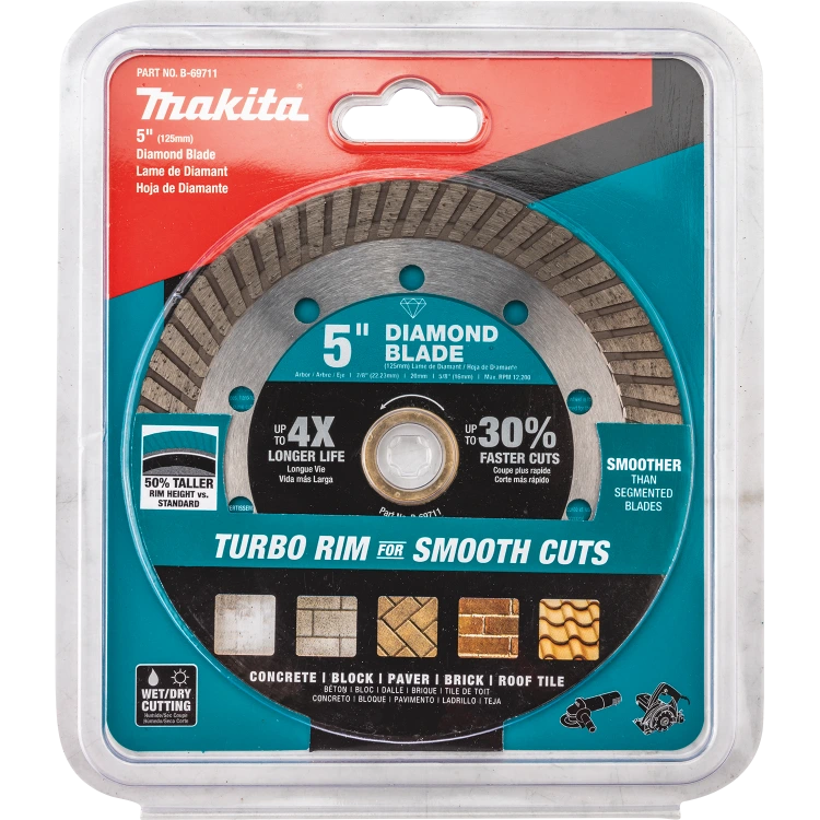 Makita B-69711 5" Diamond Blade, Turbo, General Purpose – Way Source