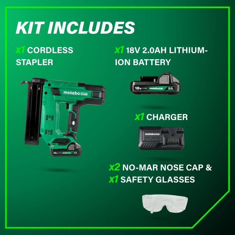 Metabo HPT N1804DB 18V MultiVolt™ 18-Ga 1-1/2" Narrow Crown Stapler (1 ...