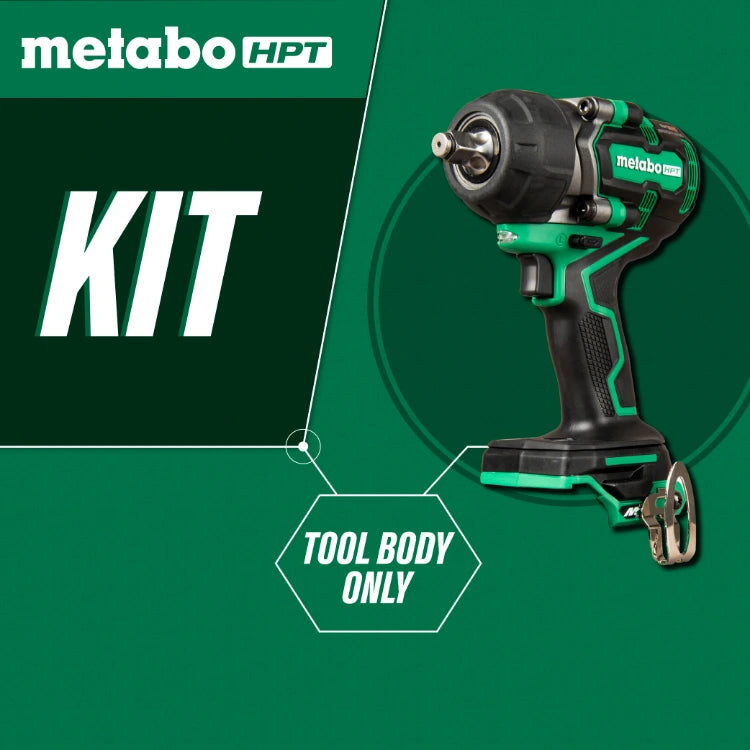 Metabo HPT WR36DEQ4M 36V MultiVolt 1/2 Inch Mid-Torque Impact Wrench ...