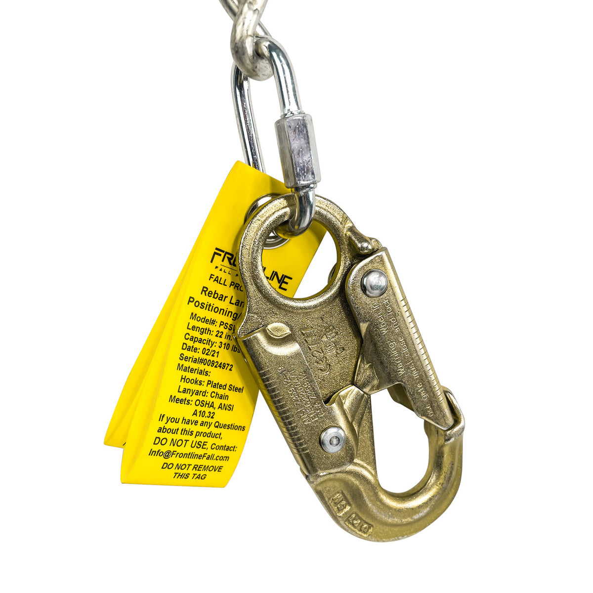 Frontline PSSW2R-US Patriot Positioning Chain with Swiveling Hook - Ma ...