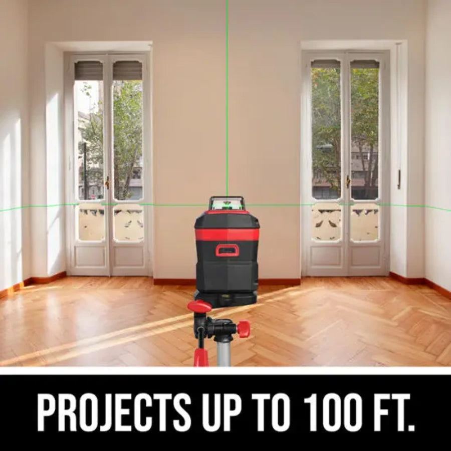 SKIL LL9322G-01 Self-leveling 360 Degree Green Cross Line Laser w/ Tri ...