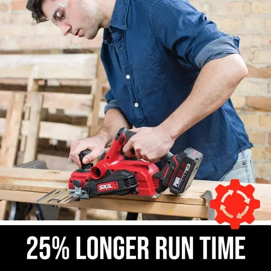 SKIL PL593801 PWR CORE 20™ Brushless 20V 3-1/4 In. Planer (Tool Only ...