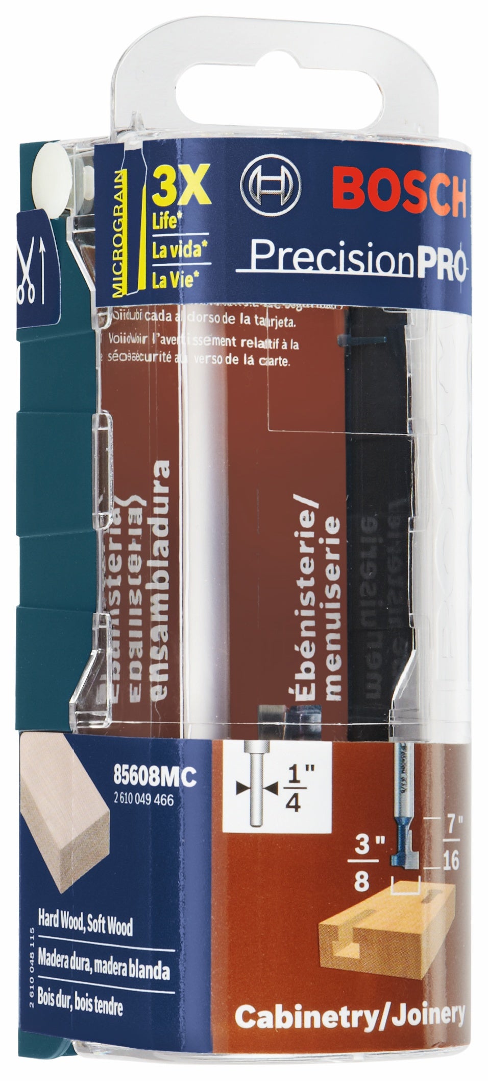 BOSCH 85608MC 3/8 In. Carbide-Tipped Keyhole Router Bit – Way Source