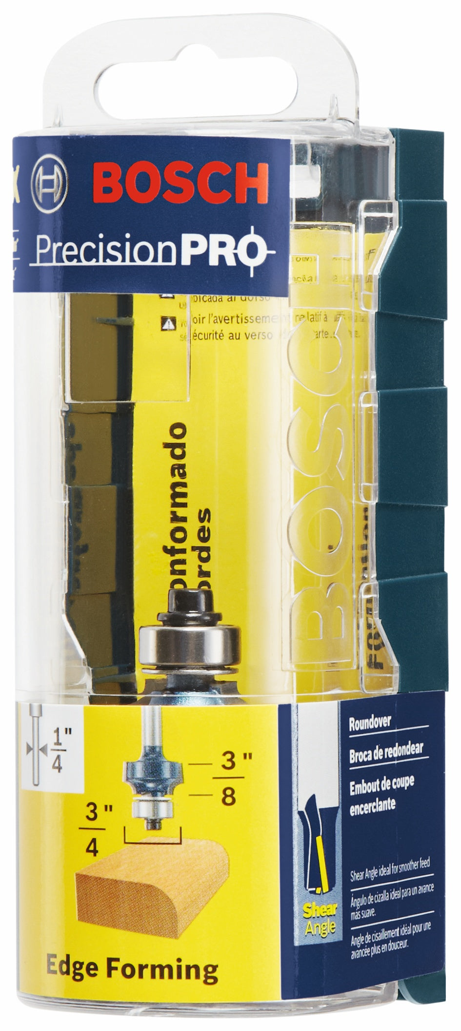 BOSCH 85290MC 1/8 In. x 3/8 In. Carbide-Tipped Roundover Router Bit ...