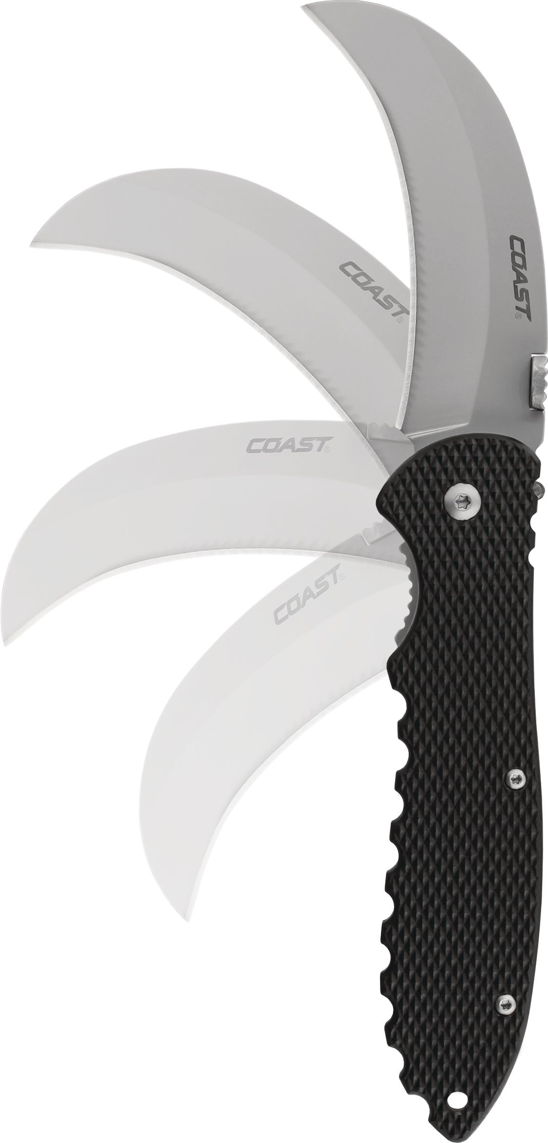 COAST DX300 Double Lock Hooked Blade Folding Knife 21627 – Way Source