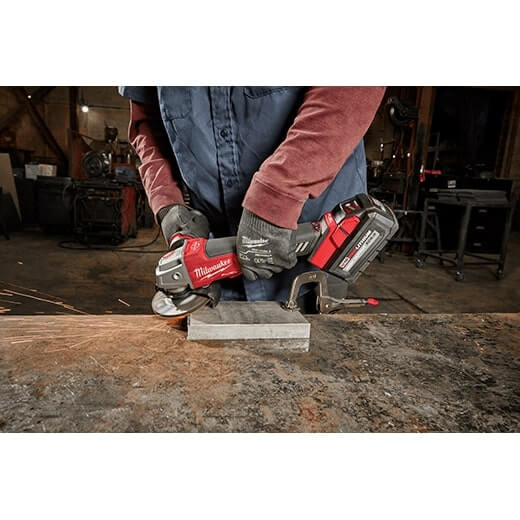 Milwaukee 2888-20 M18 FUEL™ 4-1/2" / 5" Variable Speed Braking Grinder ...