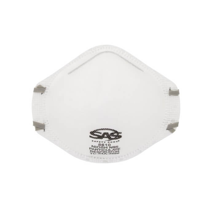 SAS 8610 N95 Particulate Respirator - 20/bx – Way Source