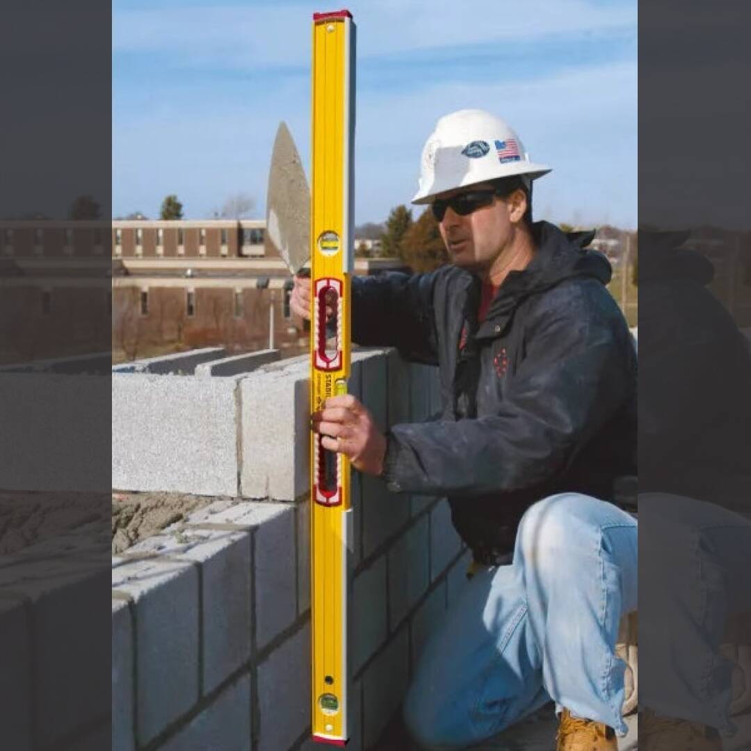 Stabila 36448 Type 196-2 K Mason Spirit Levels 48 inch 4 feet – Way Source
