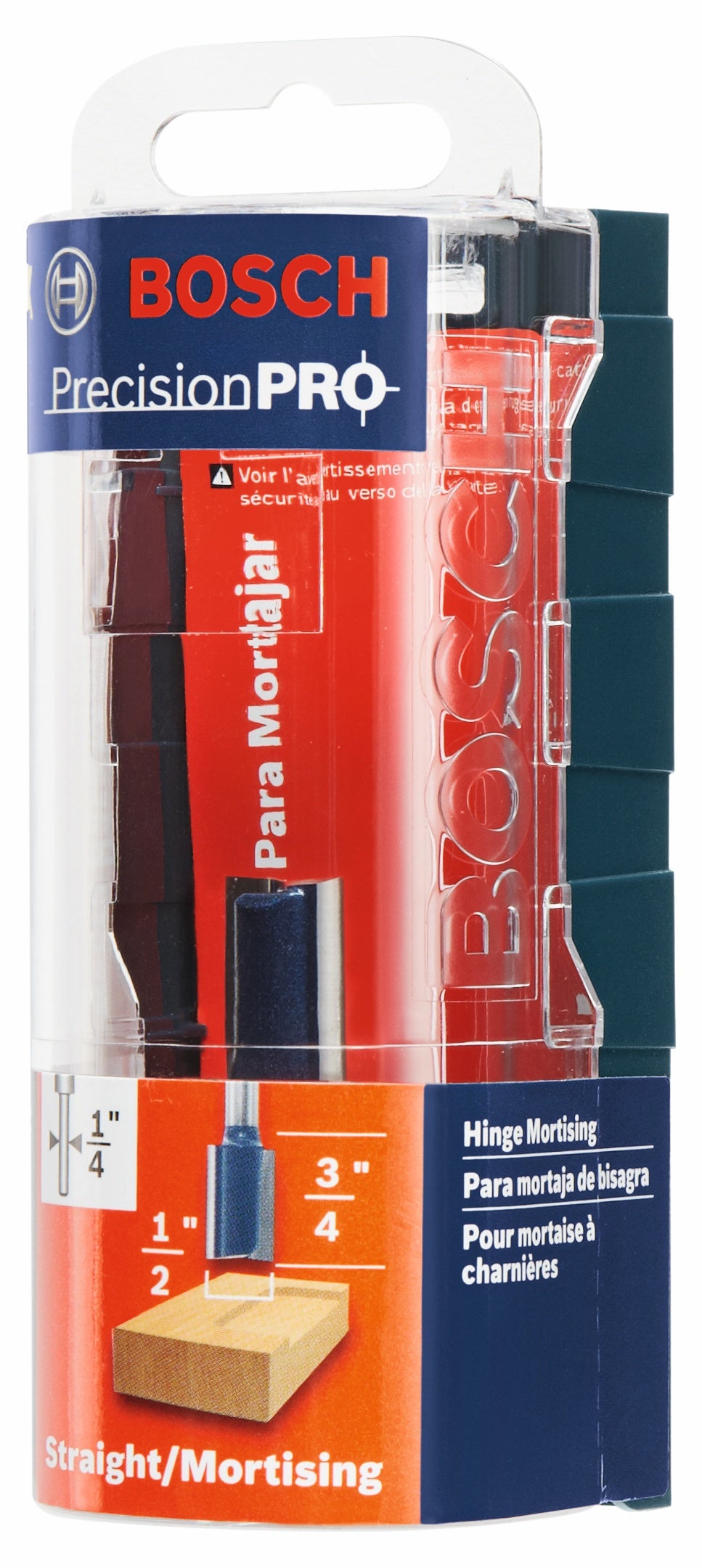 BOSCH 85249MC 1/2 In. x 3/4 In. Carbide-Tipped Hinge Mortising Router ...