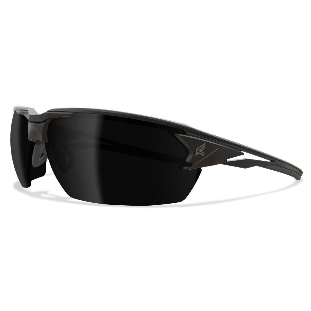 Edge Eyewear XP416 - Safety Glasses - Pumori - Black Frame/ Smoke Lens ...